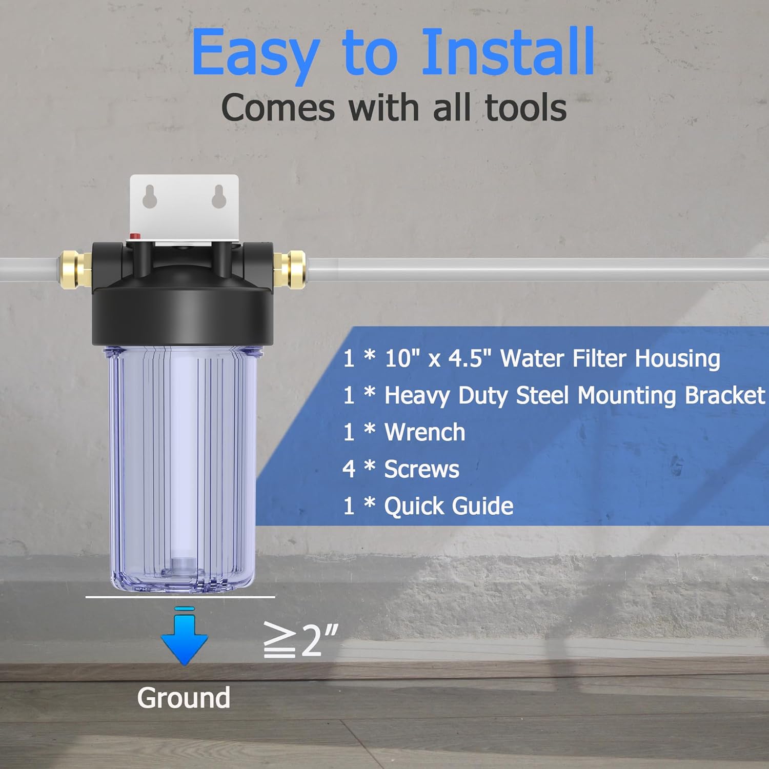 10 Inch Water Filter Housing - RO System Reviews