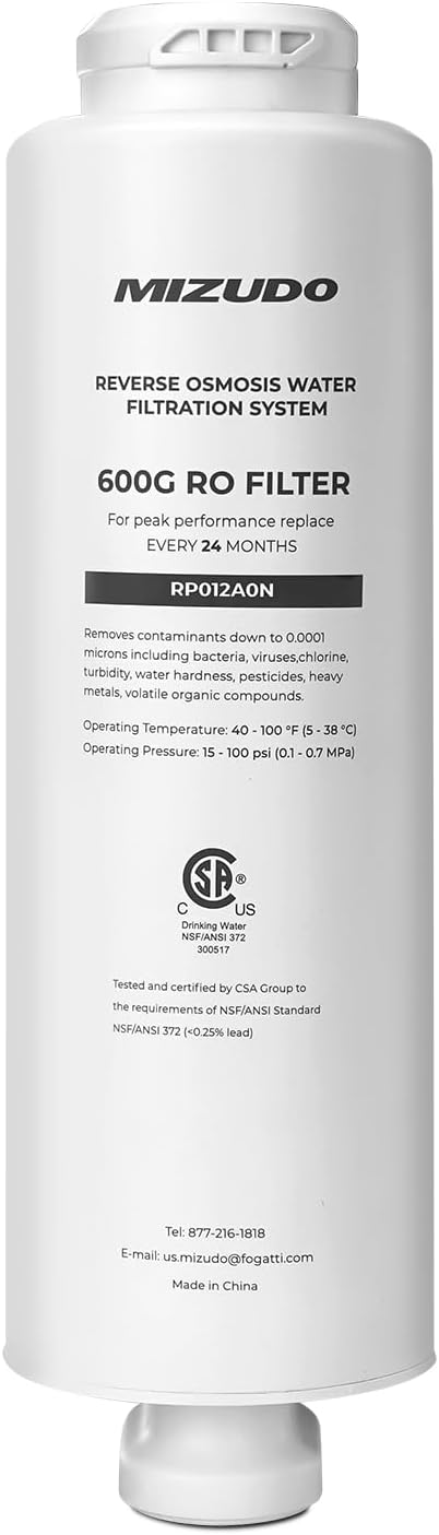 Mizudo Pureflo Filter Options - RO System Reviews